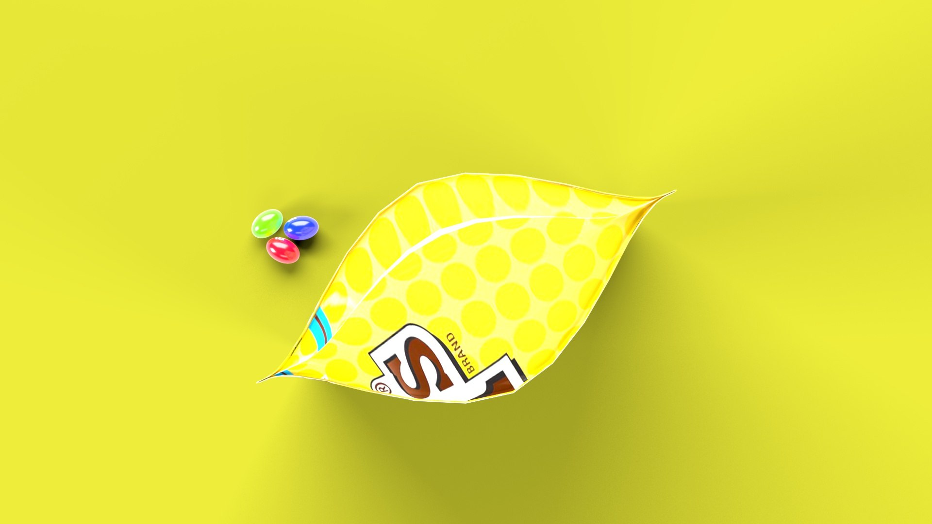 MM Peanut 3D Model - TurboSquid 2362889