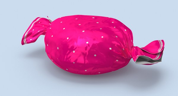 Hard-candies---pink-dots 3D model - TurboSquid 1217323