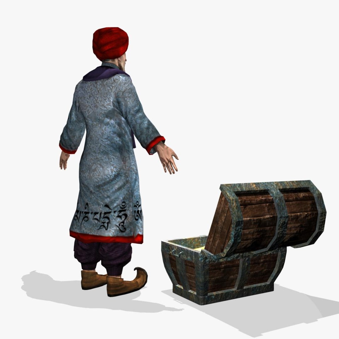 Ancient Eastern Merchant Obj