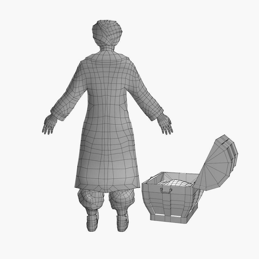 Ancient Eastern Merchant Obj