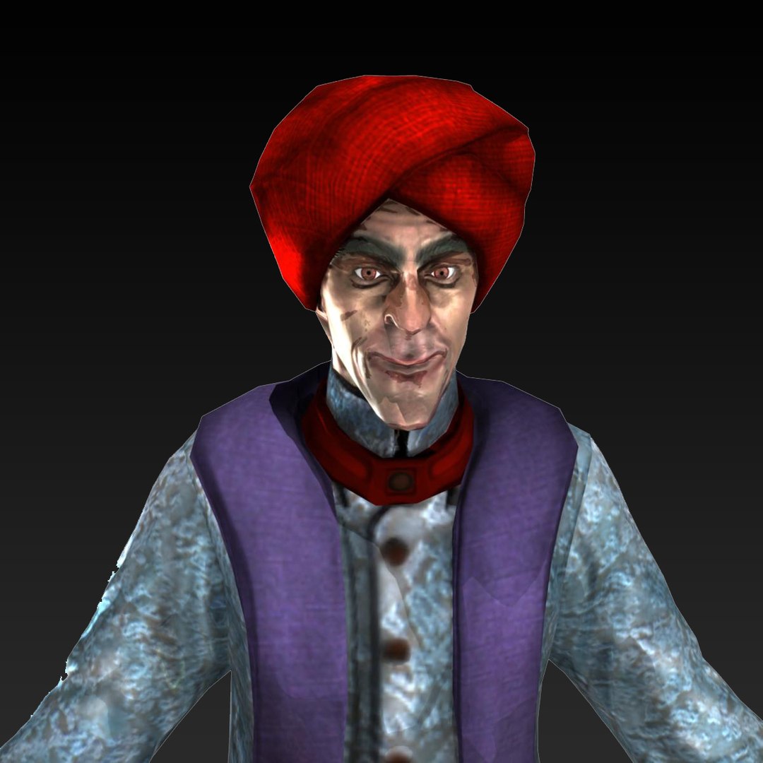 Ancient Eastern Merchant Obj