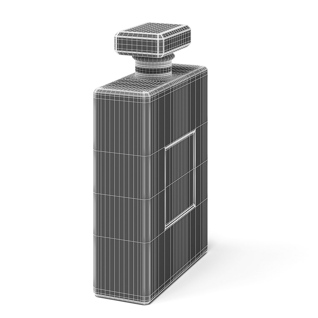 3D Perfume Black Rectangular - TurboSquid 1514077