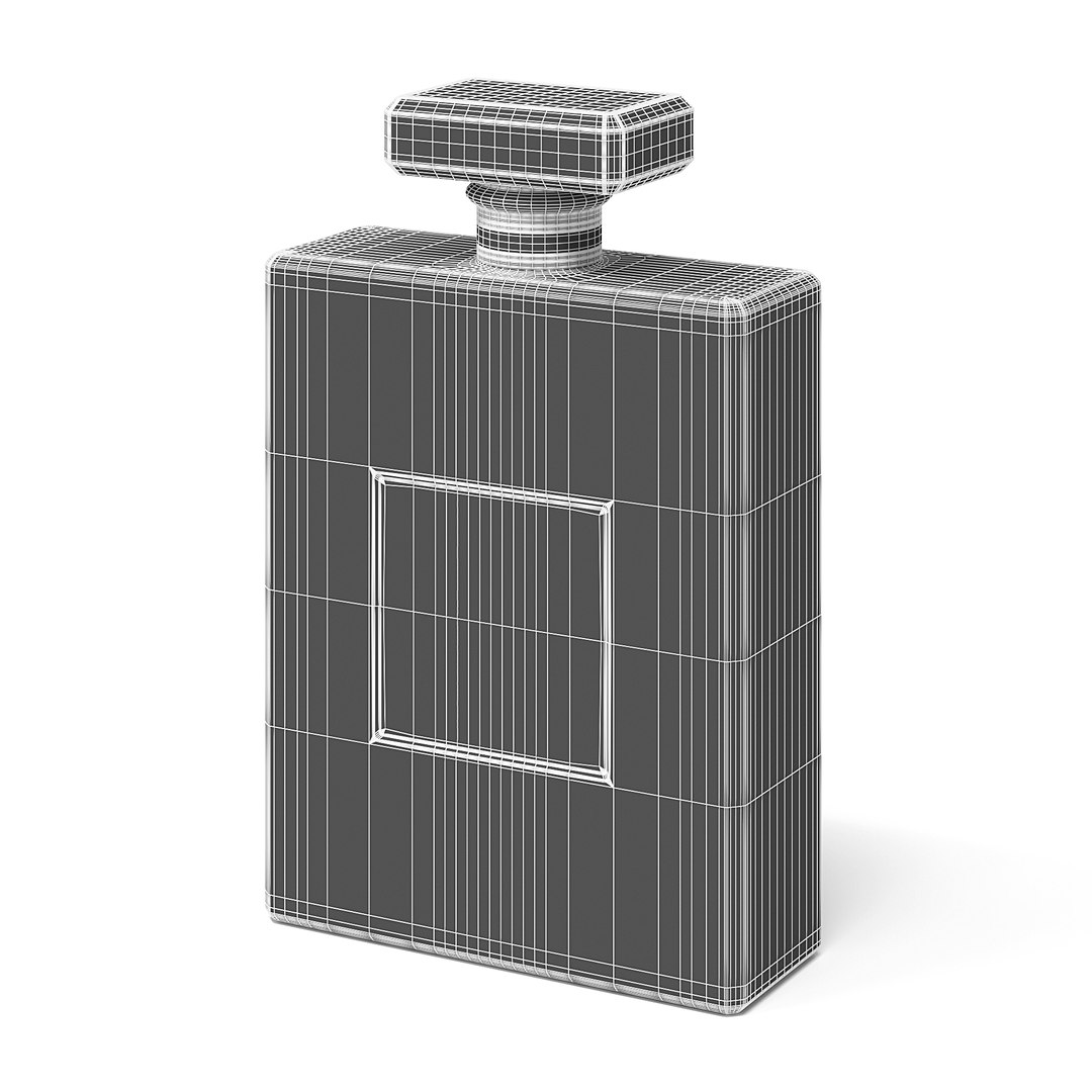 3D Perfume Black Rectangular - TurboSquid 1514077