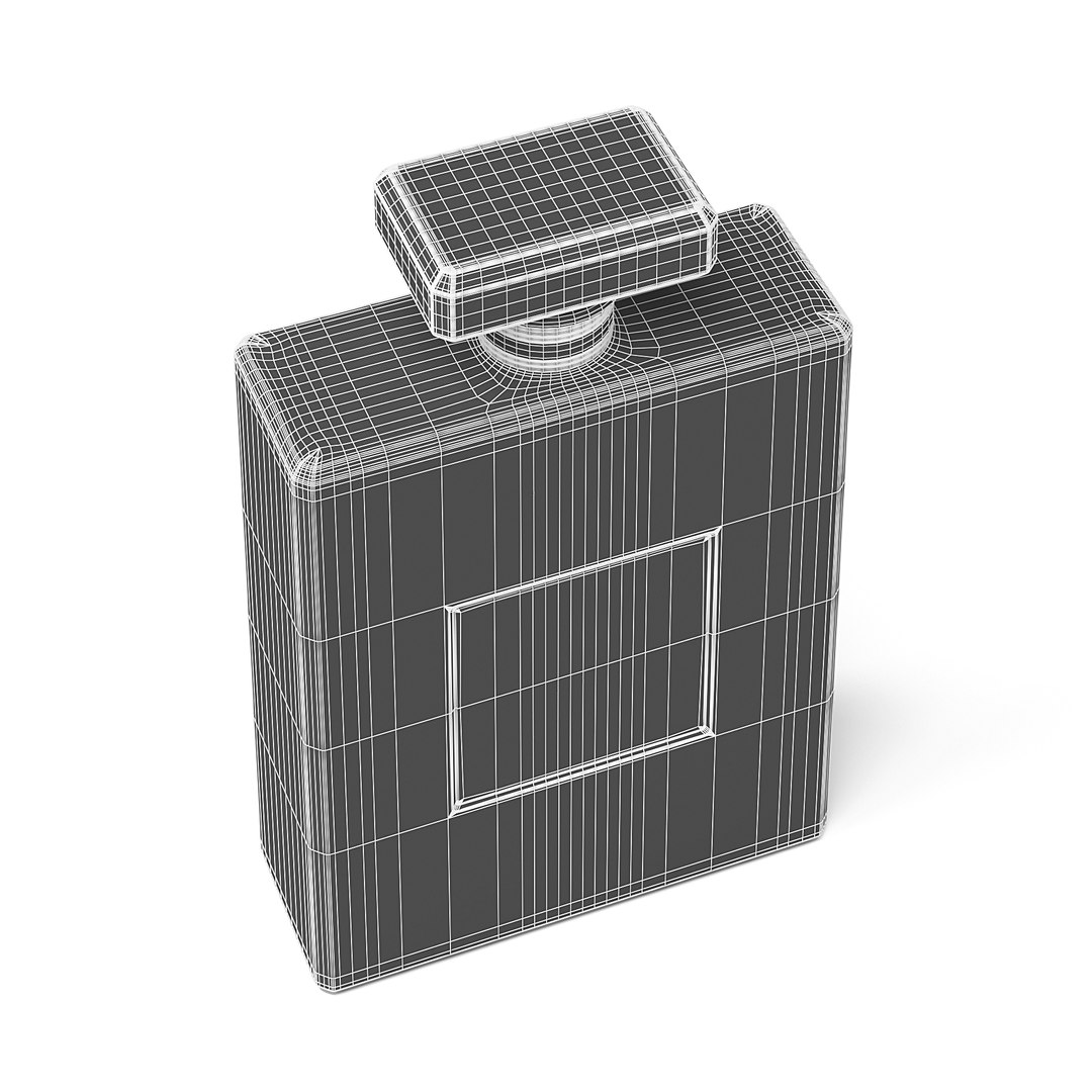 3D Perfume Black Rectangular - TurboSquid 1514077