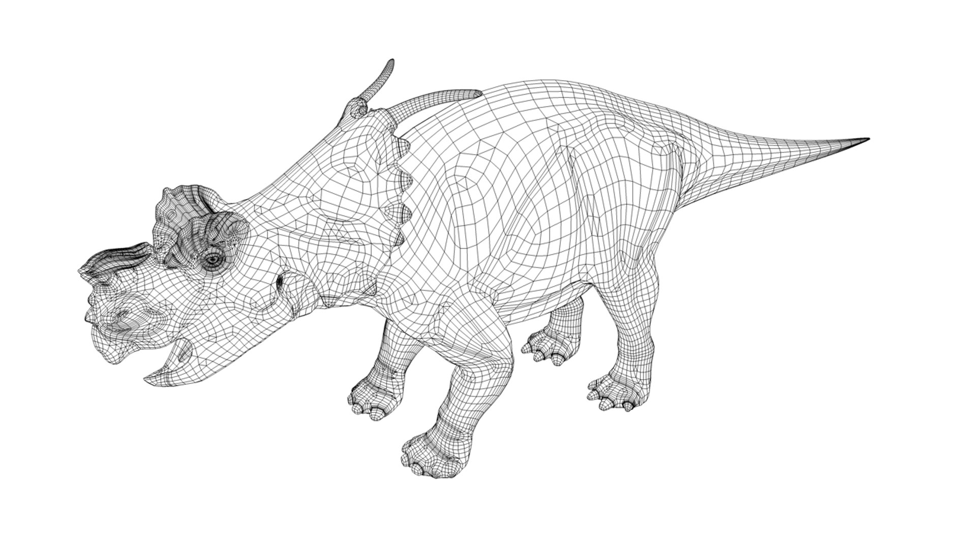 Achelousaurus Dinosaur Rigged 3D Model - TurboSquid 1317927