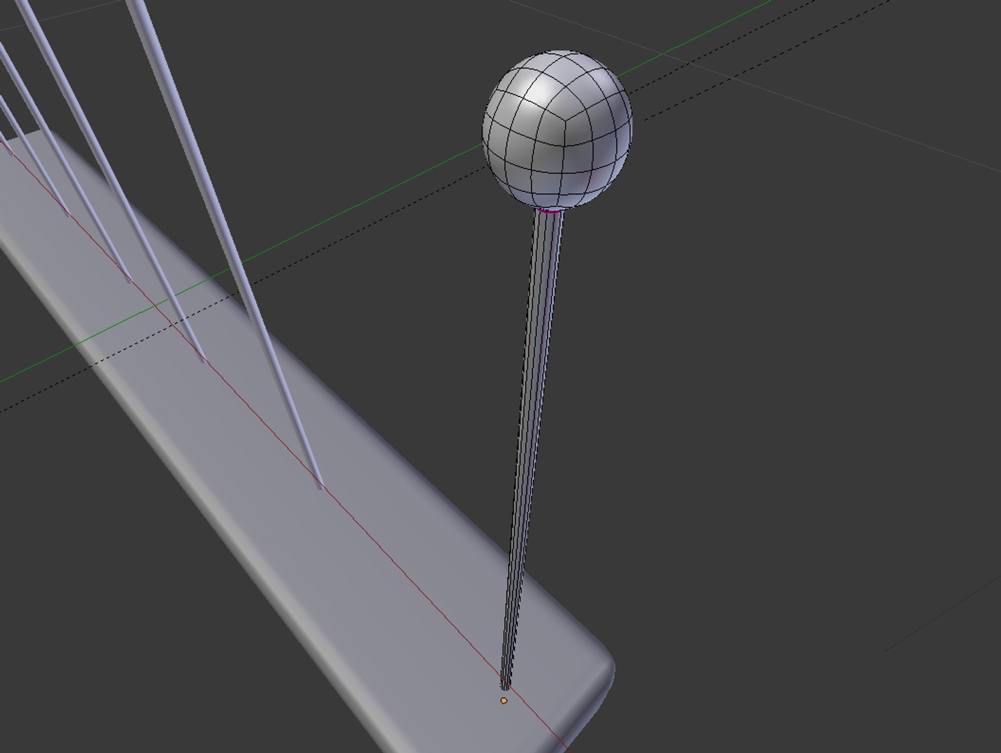 3d Pin Needles Model