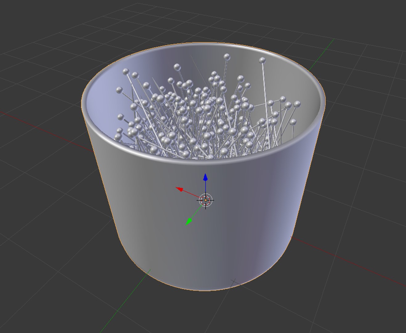 3d Pin Needles Model