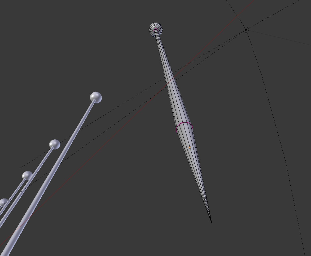 3d Pin Needles Model