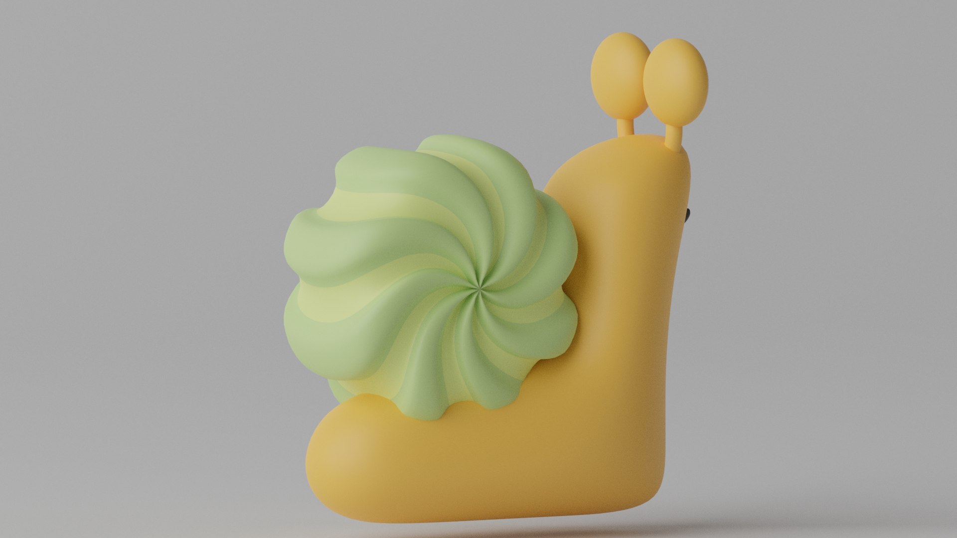 Cartoon Snail 3D Model - TurboSquid 2334538