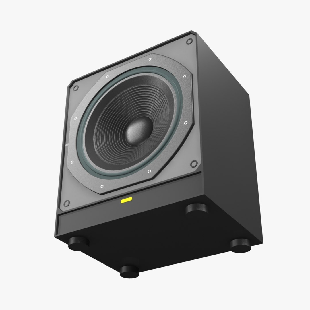 Subwoofer Woofer 3d Model