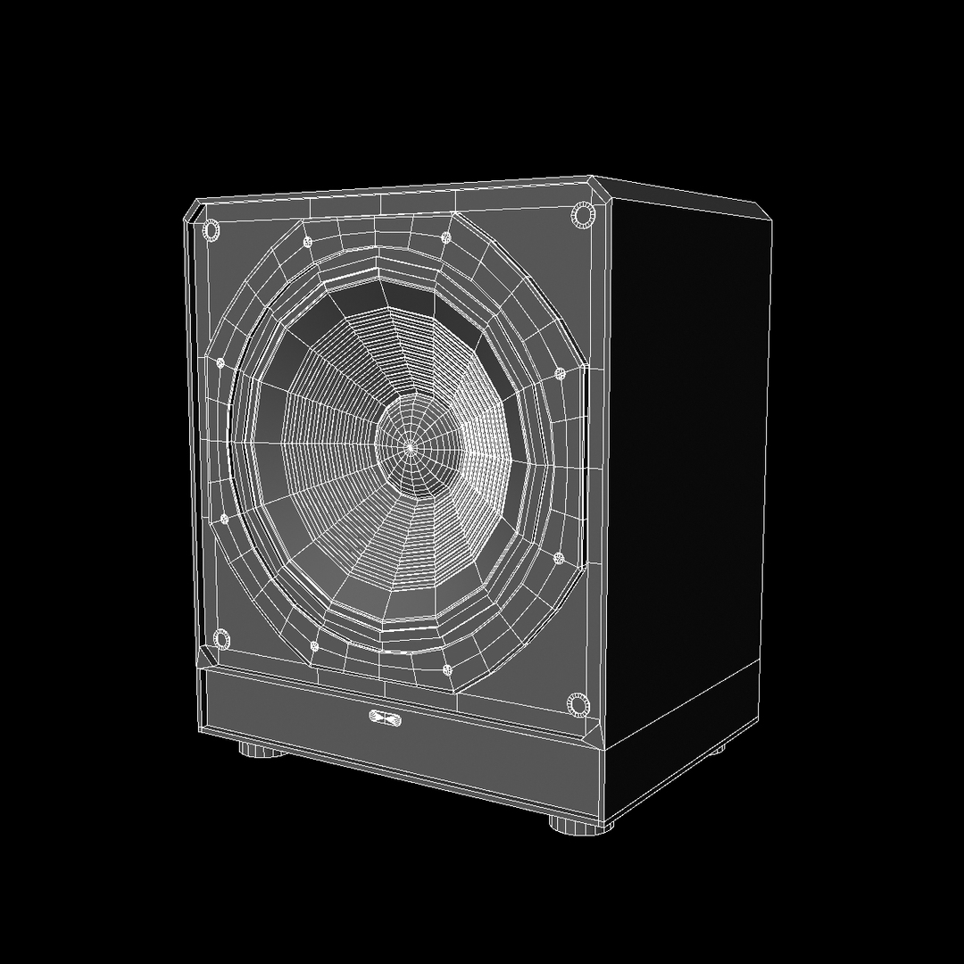 subwoofer woofer 3d model