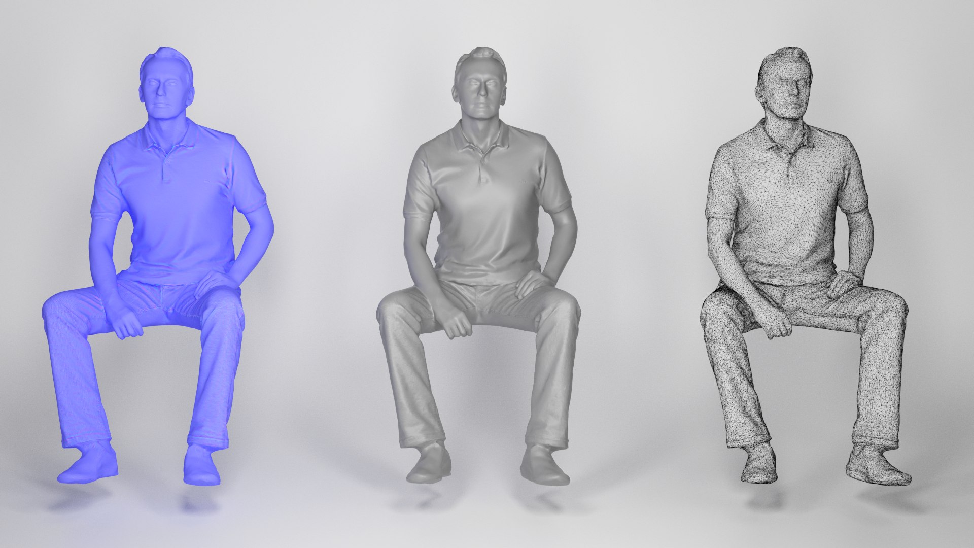 3D photogrammetry human man casual model - TurboSquid 1648600
