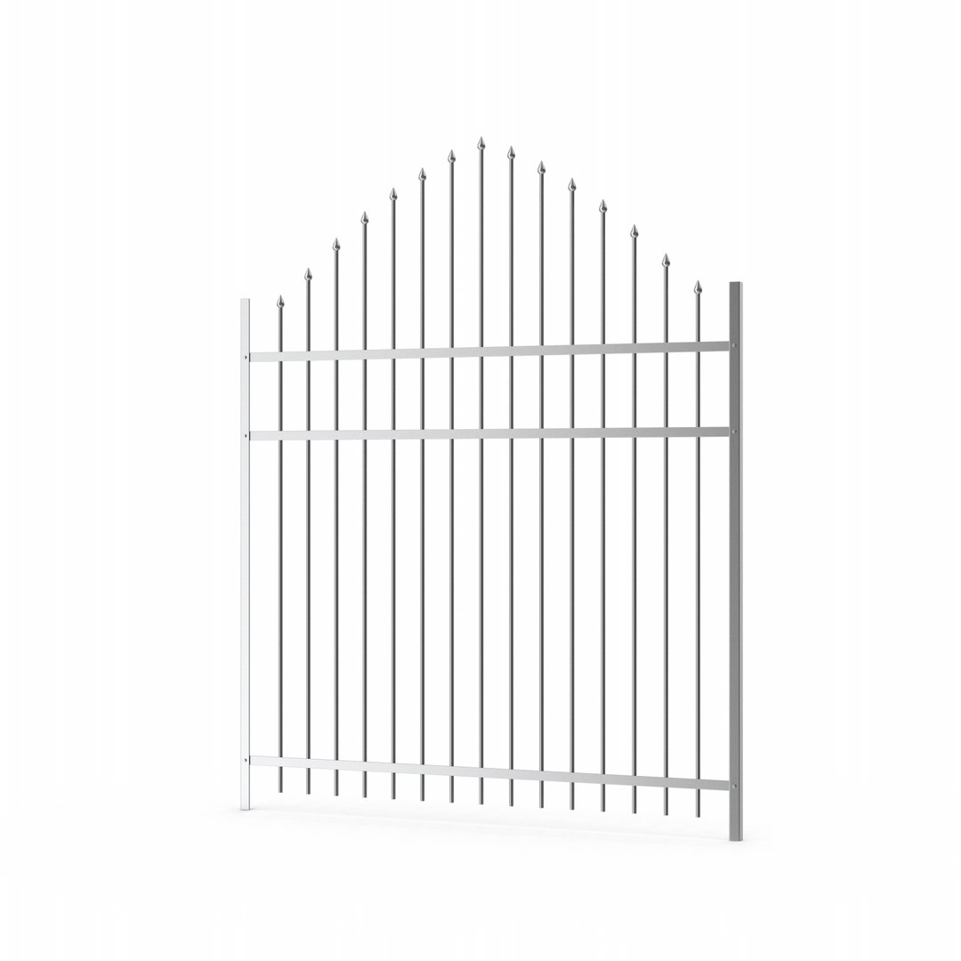 Metal Fence 3D Model - TurboSquid 2193468