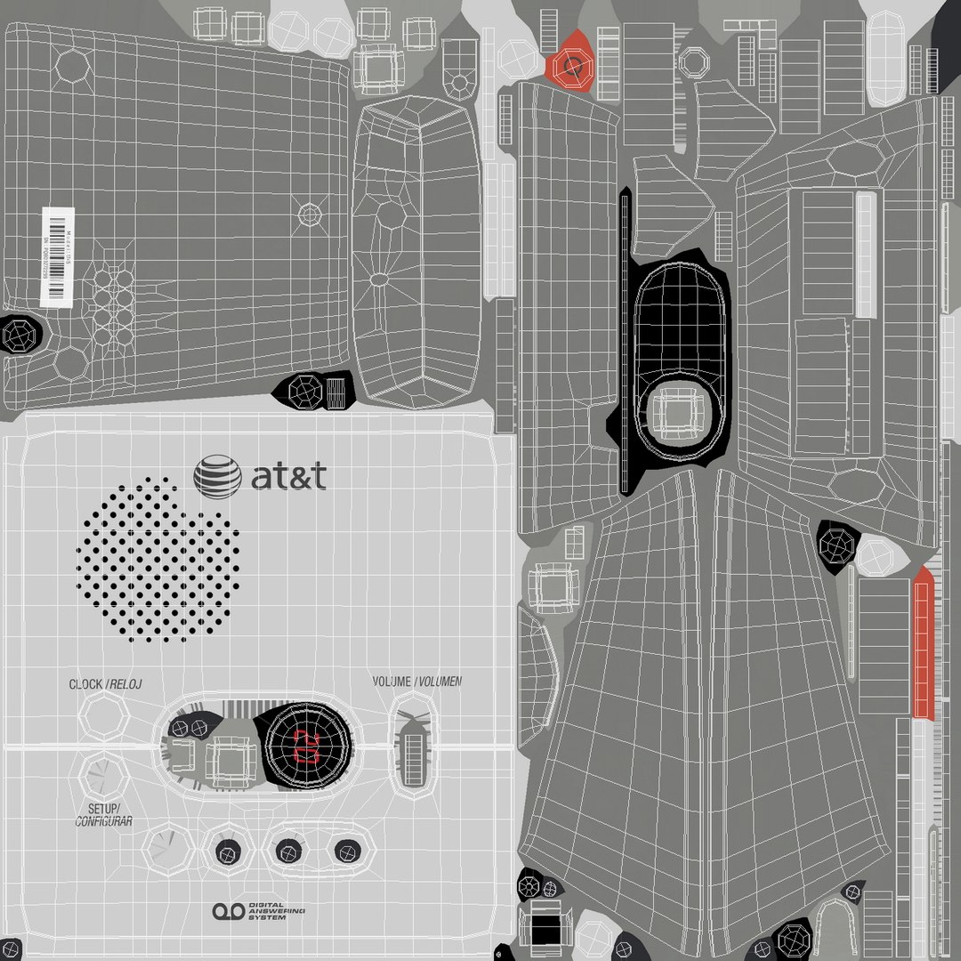 3D Model Digital Answering System ATT - TurboSquid 2021872