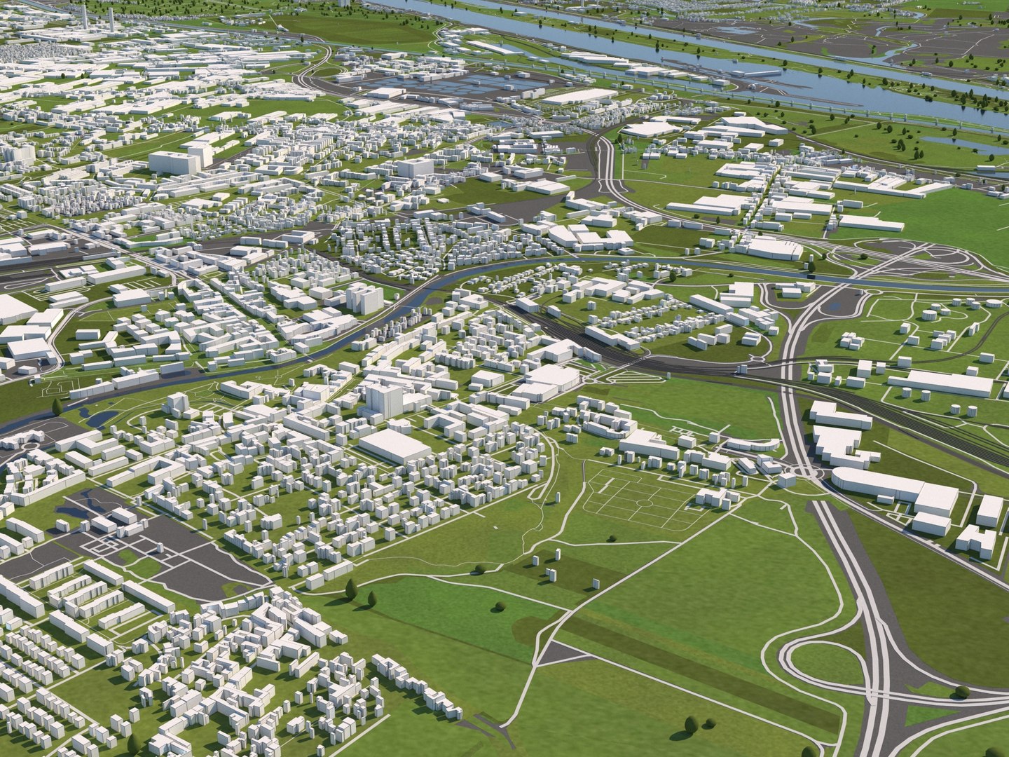 Buildings Houses Maps Model - TurboSquid 1531938