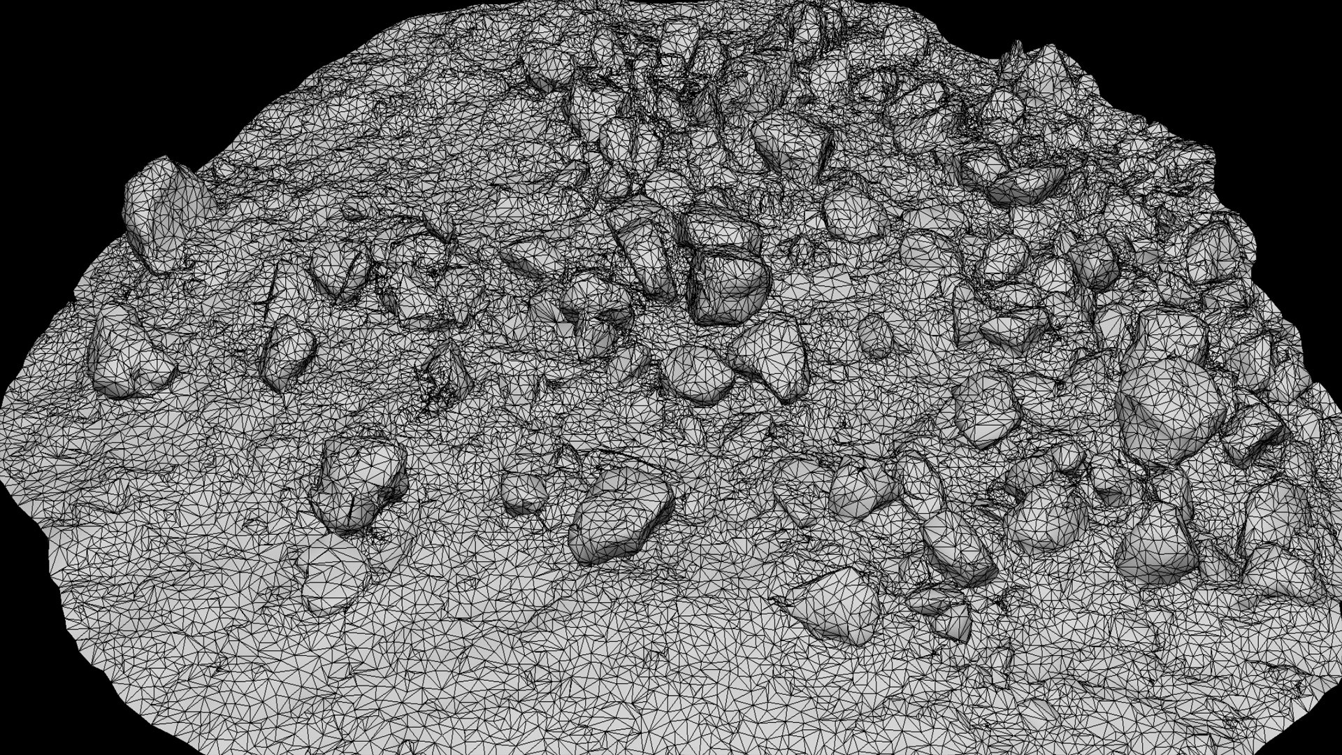 Concrete Debris Ground Scatter Photogrammetry Part1 3D Model ...