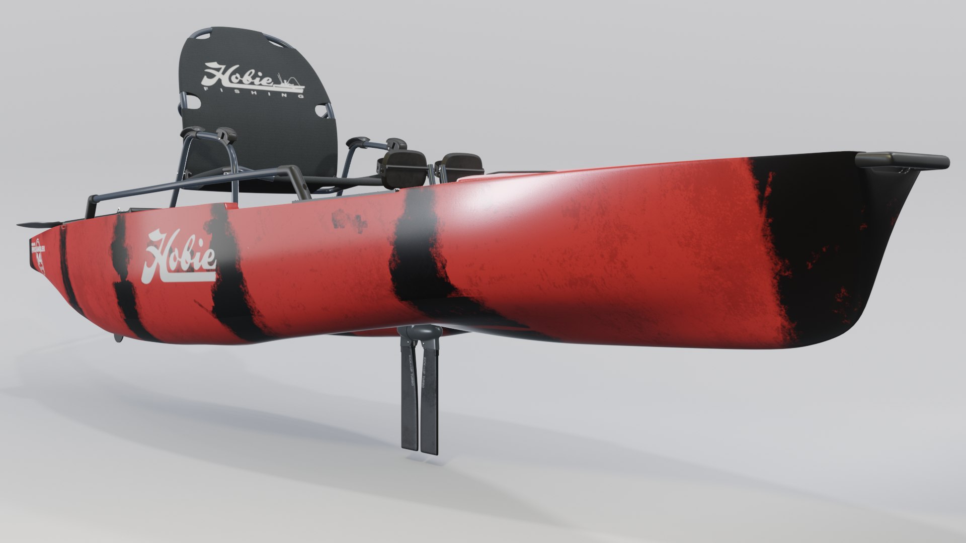 Kayak For Fishing Hobie Mirage Pro Angler 14 With 360 Camo Red 3D ...