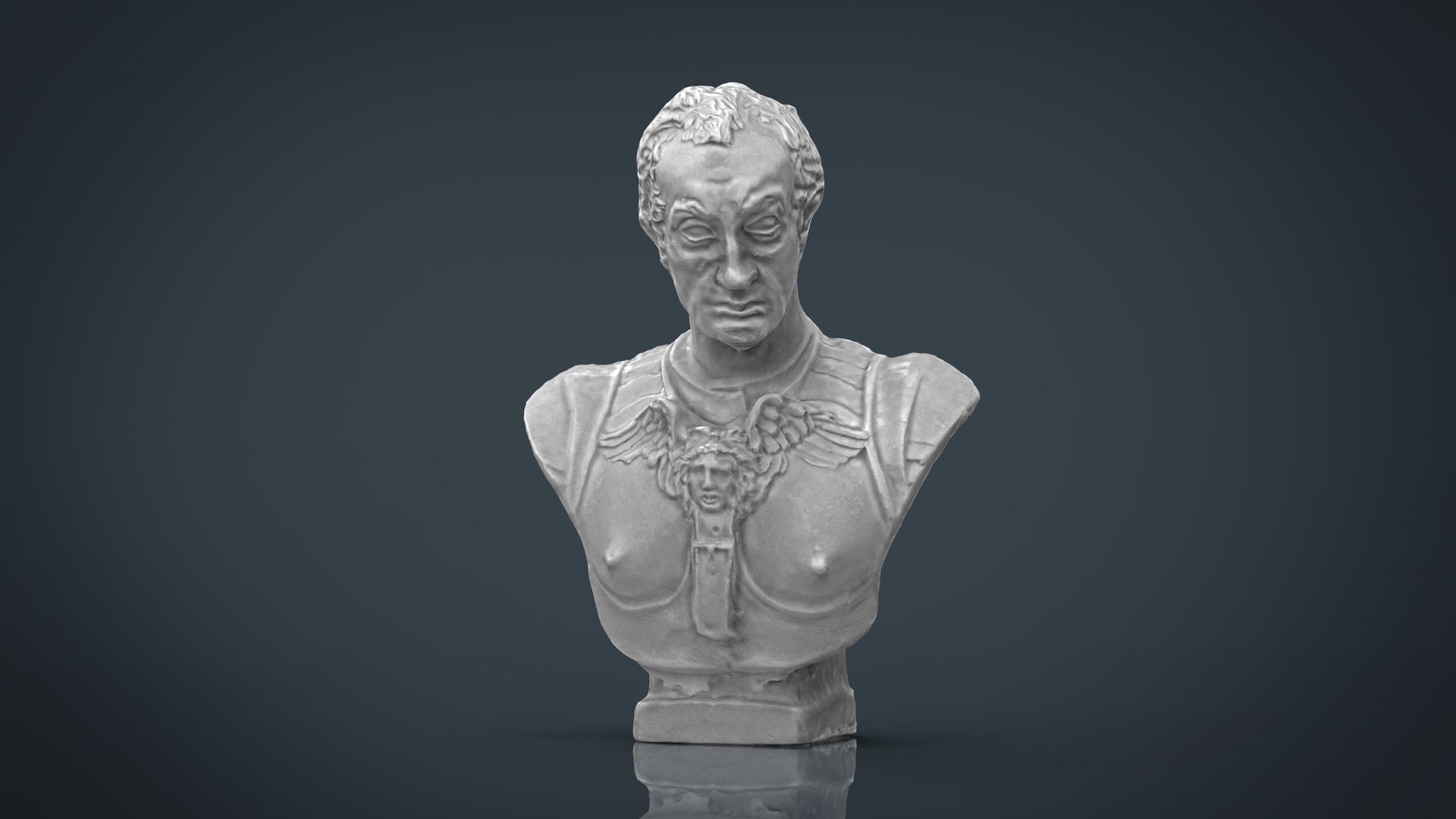 3d Model Roman Bust