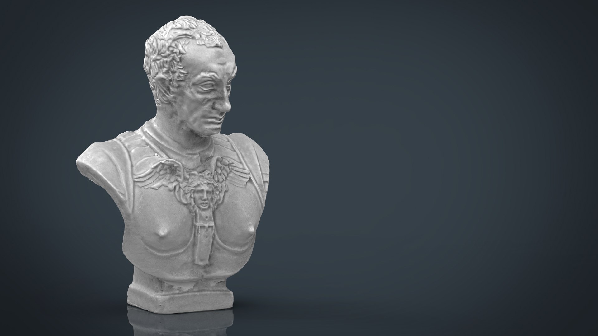 3d Model Roman Bust