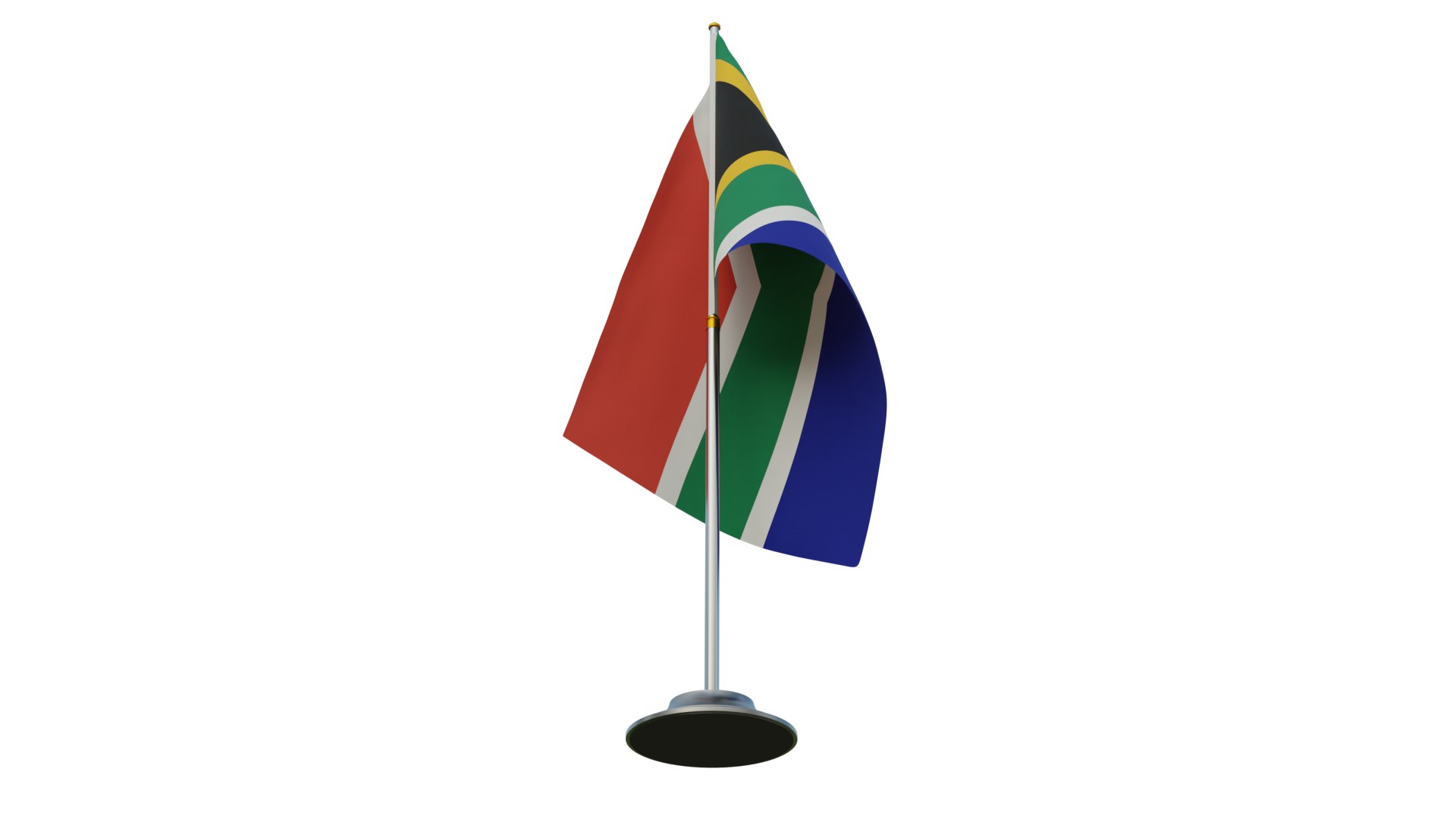 Table Flag South Africa 3D Model - TurboSquid 2184695