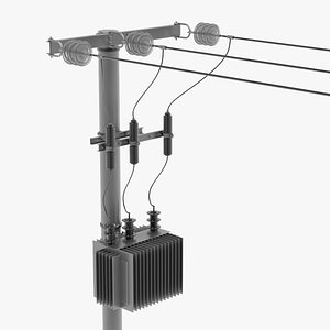 power line 3d model