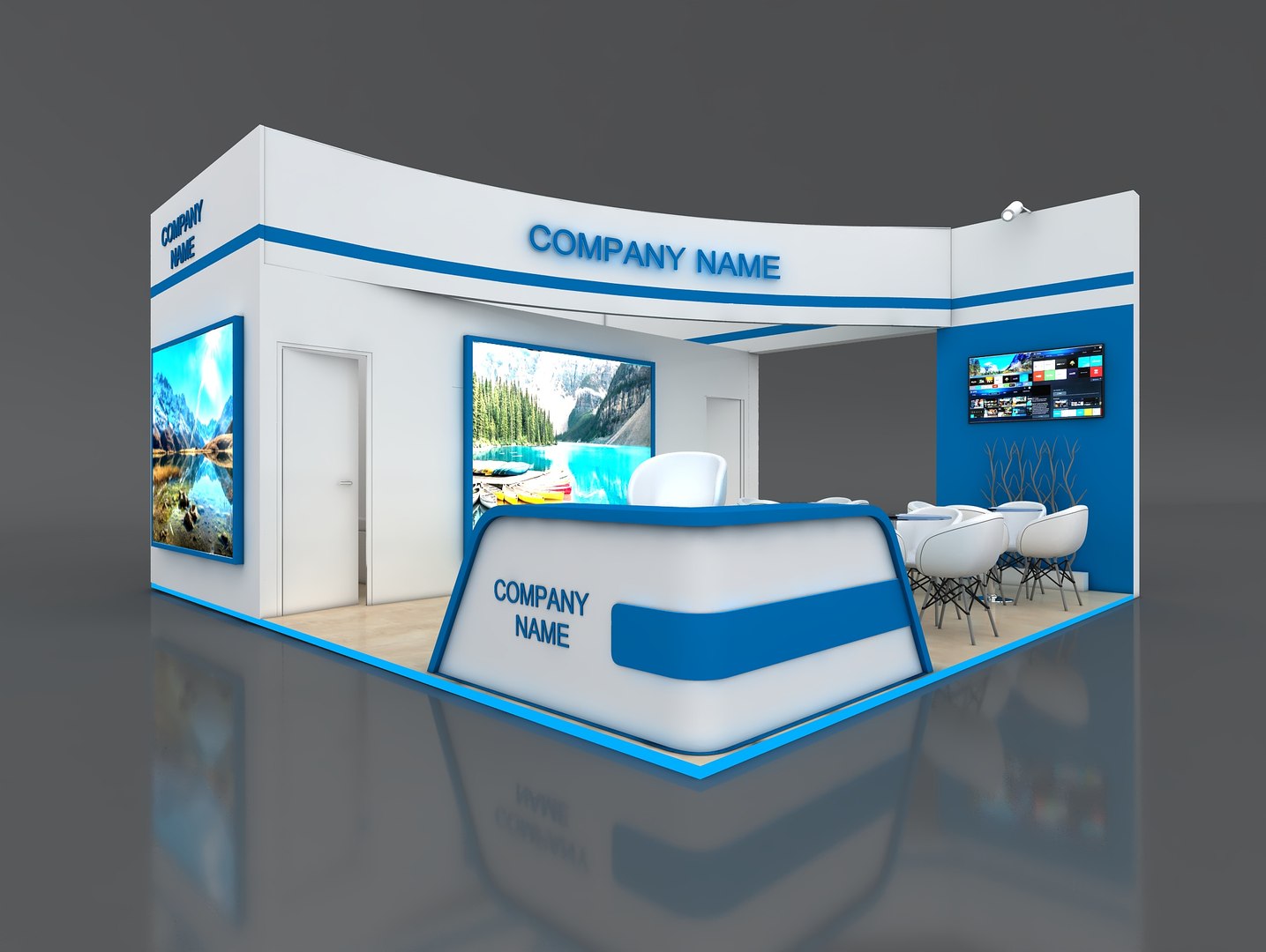 3D Model Exhibition Booth 700x600x360cm - TurboSquid 2172937