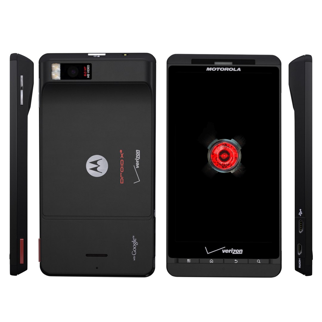 motorola droid x 3d model