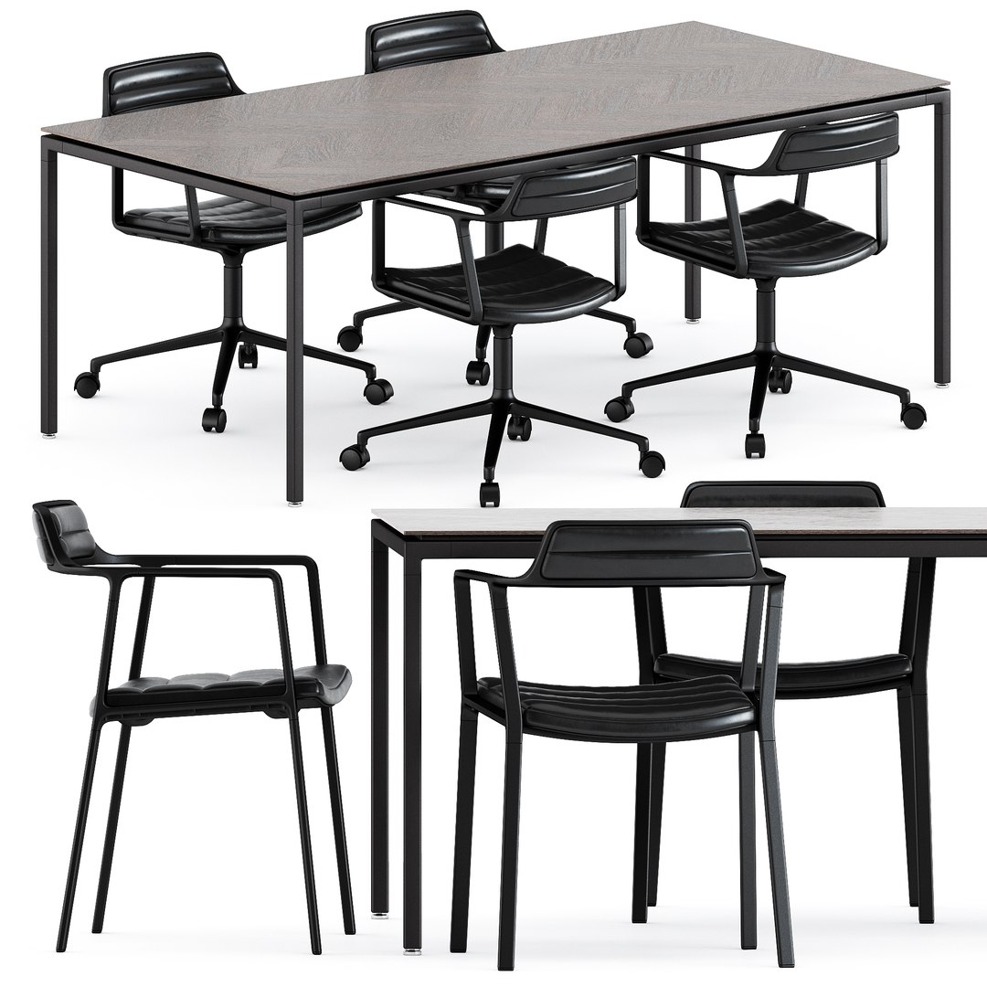 Vipp451 And Vipp452 Chairs And And Vipp Table Medium 3d Model Turbosquid 1997906