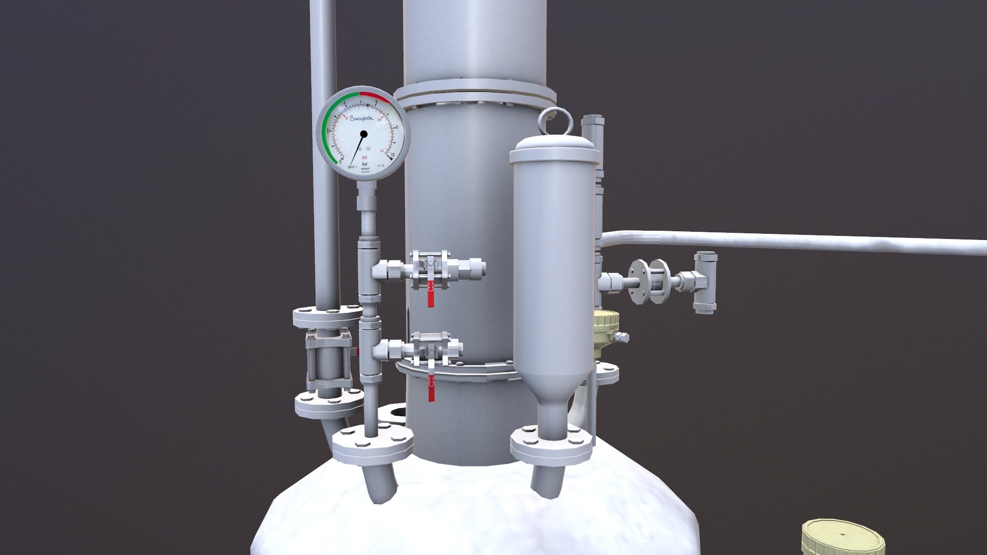 Reactor Tank Model - TurboSquid 2288897