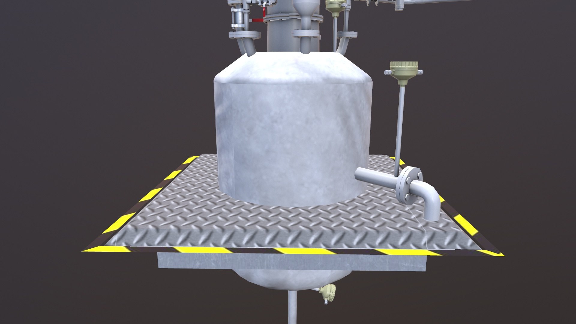 Reactor Tank Model - TurboSquid 2288897