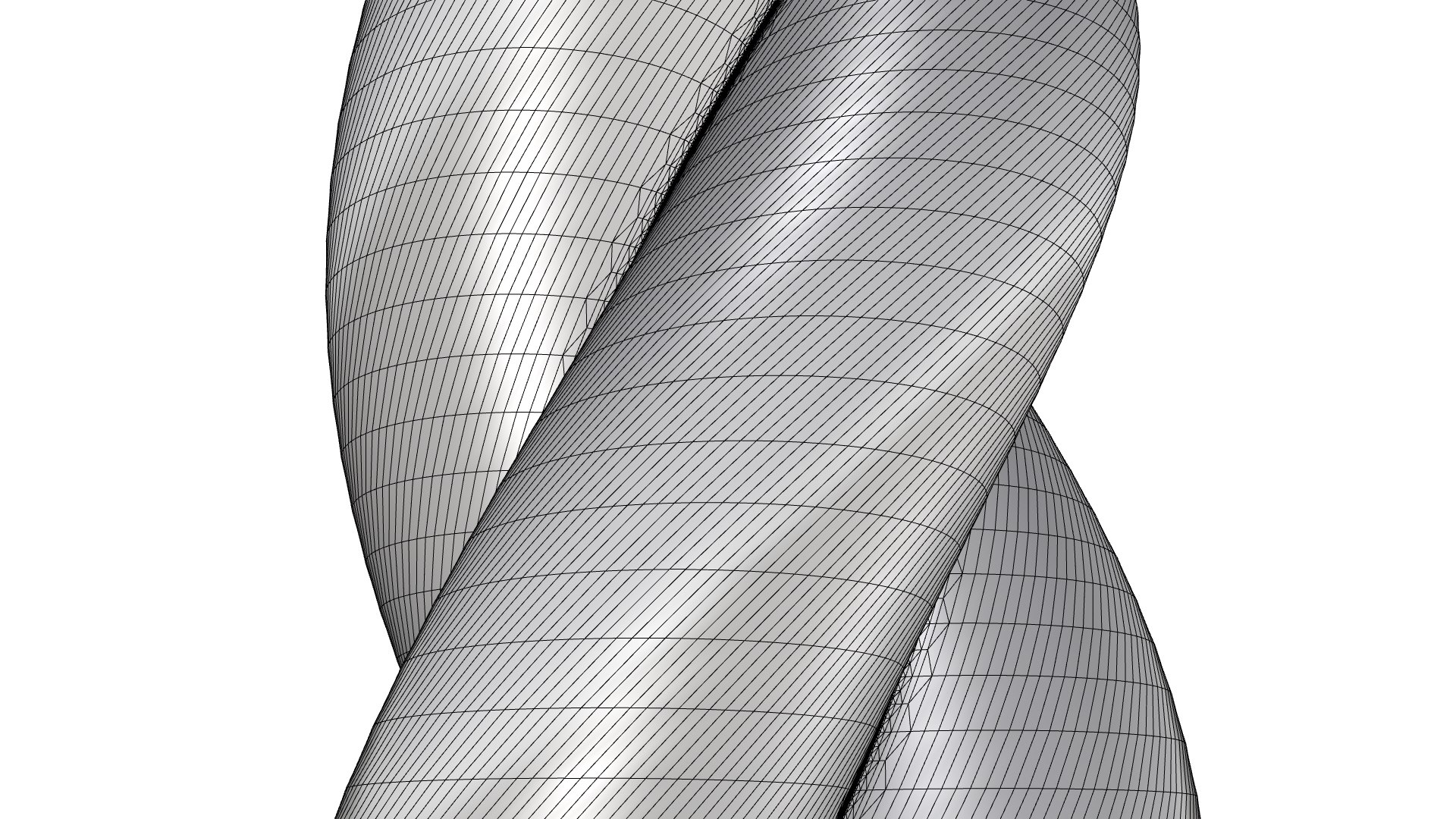 Twisting Triple Column 3D - TurboSquid 2281375