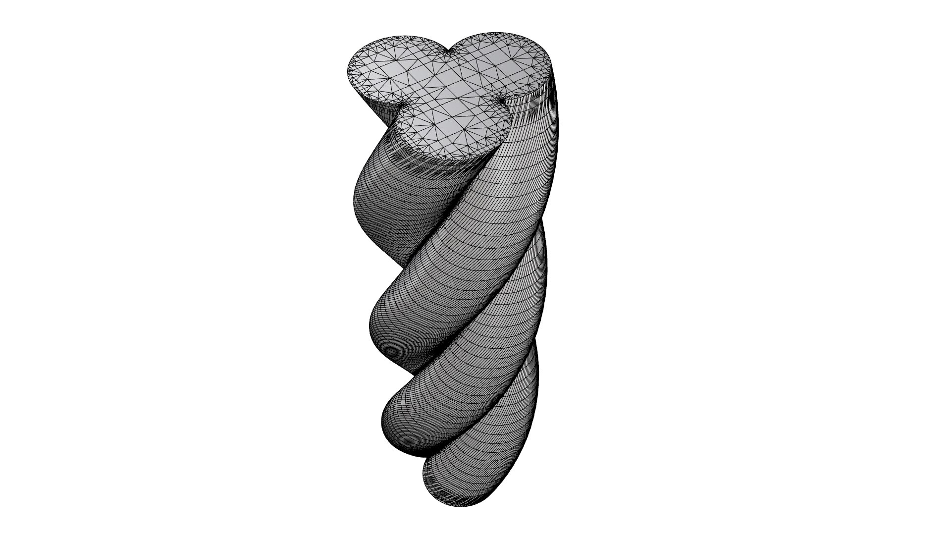Twisting Triple Column 3D - TurboSquid 2281375