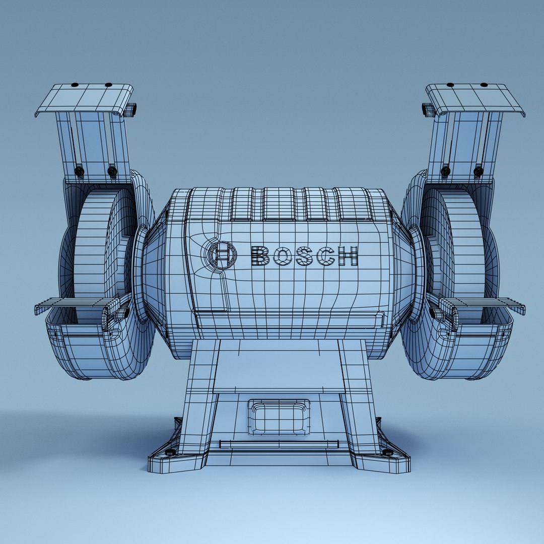 3d model bench grinder