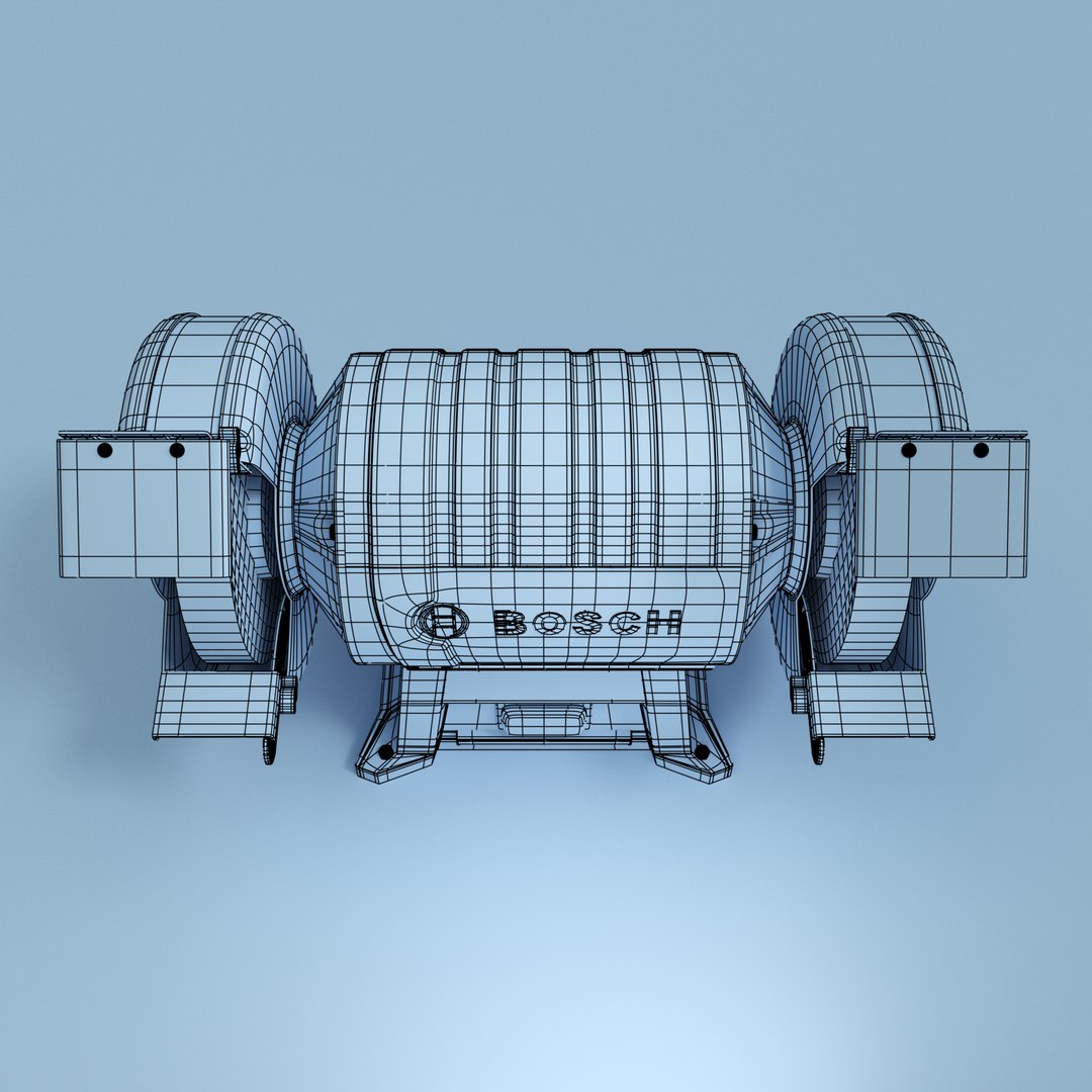 3d model bench grinder
