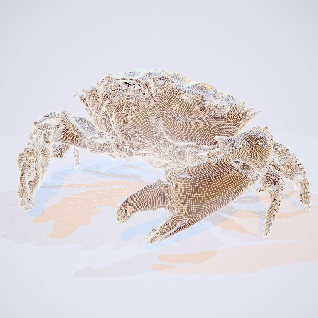 3d Model Of Alien Crab Rigged