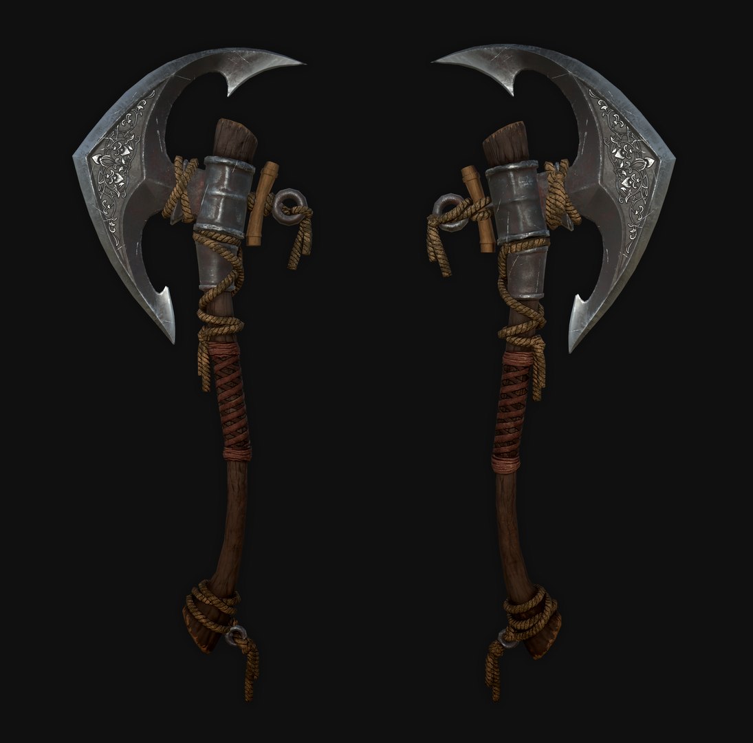 3D model axe metal blade - TurboSquid 1514843