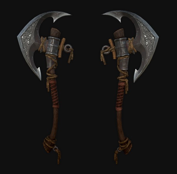 3D model axe metal blade - TurboSquid 1514843