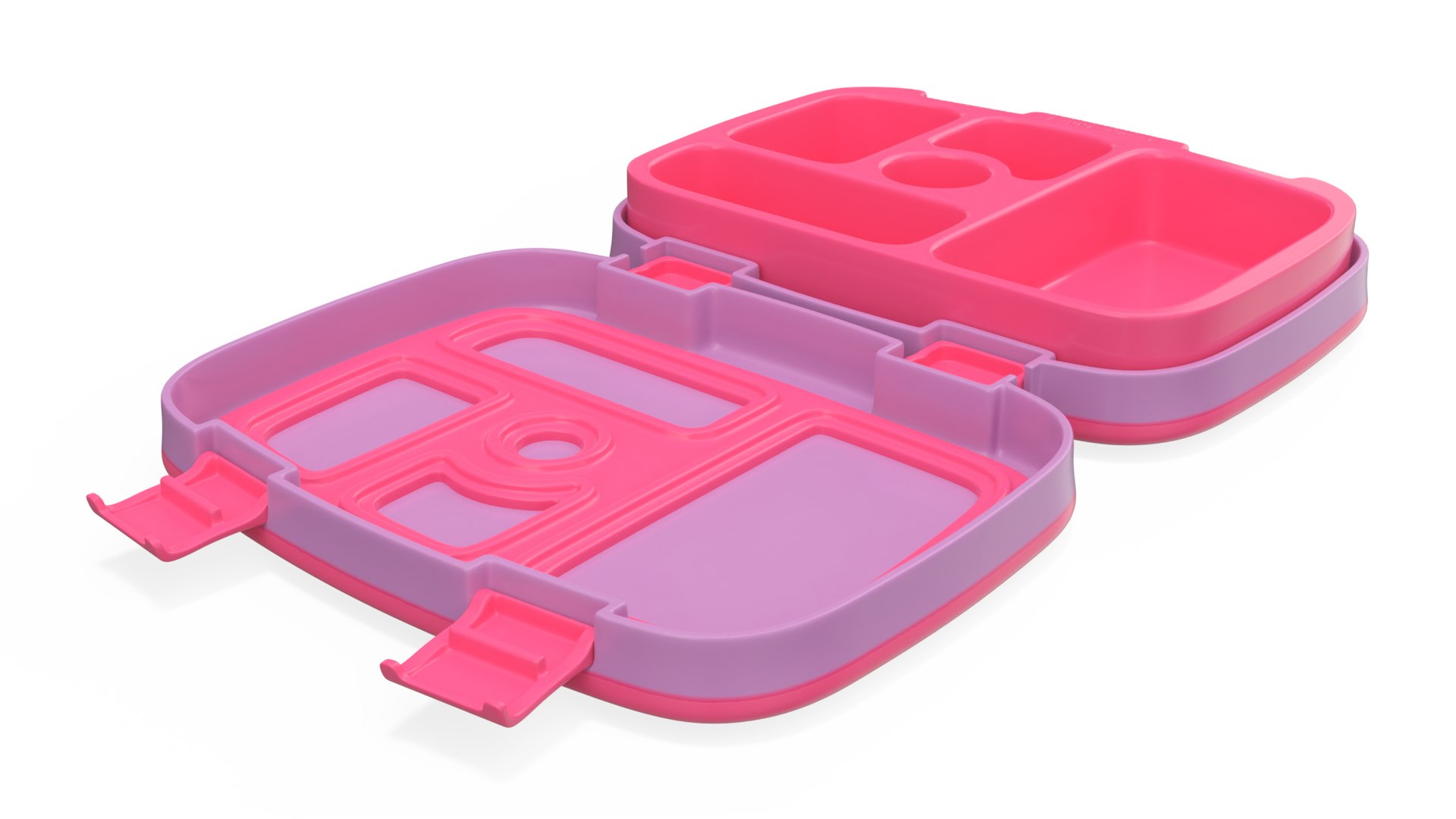 Lunch Box Bentgo Kids Open Pink 3D model - TurboSquid 2150153