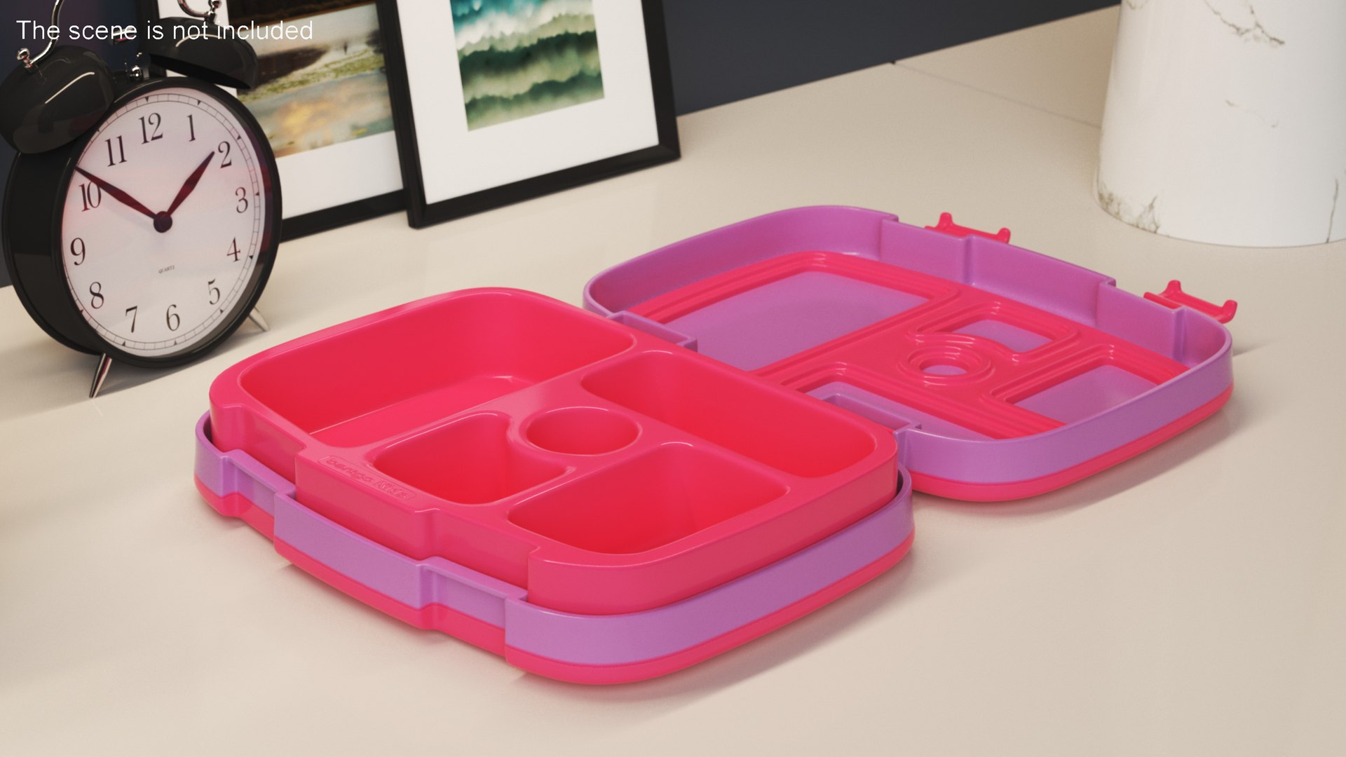 Lunch Box Bentgo Kids Open Pink 3D model - TurboSquid 2150153