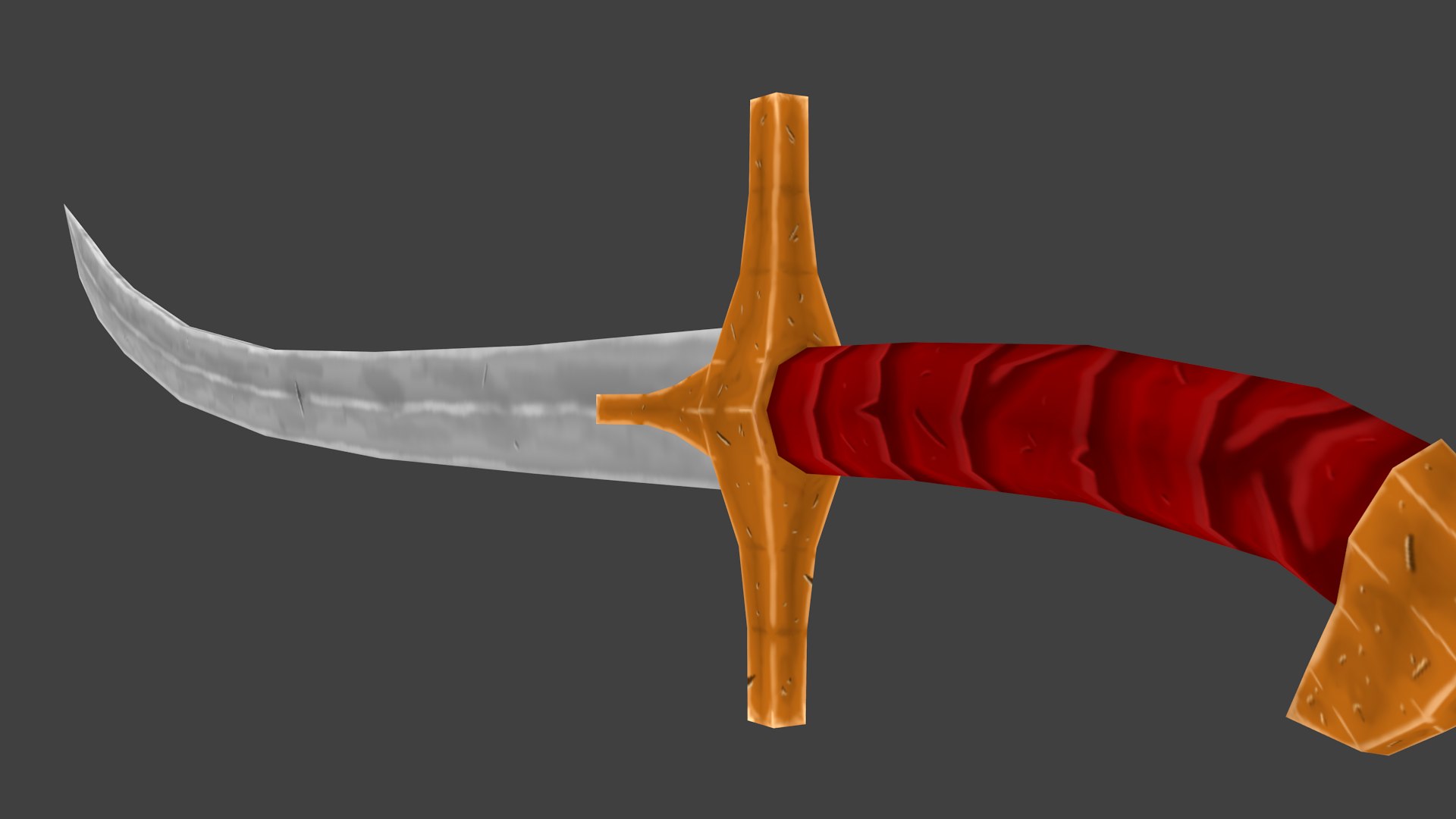 Games Hand Painted 3d Model