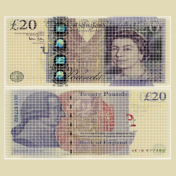 3D 20-pound-note---pack | 1145012 | TurboSquid
