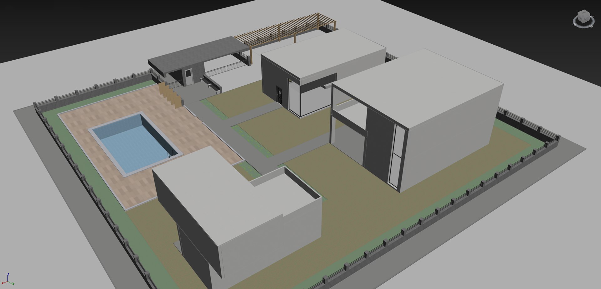 The Three Villas 3D model - TurboSquid 2044003