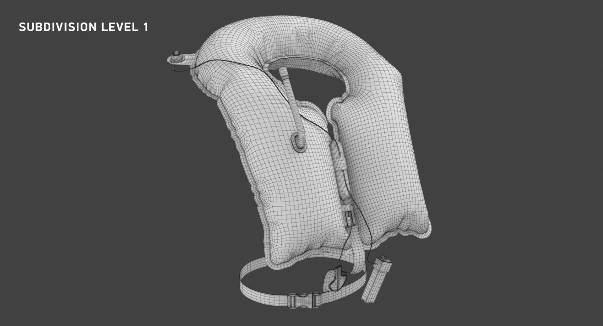 Aircraft Life Jacket Clear 3D Model - TurboSquid 1374302