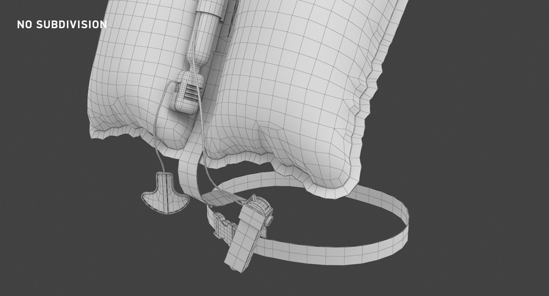 Aircraft Life Jacket Clear 3D Model - TurboSquid 1374302