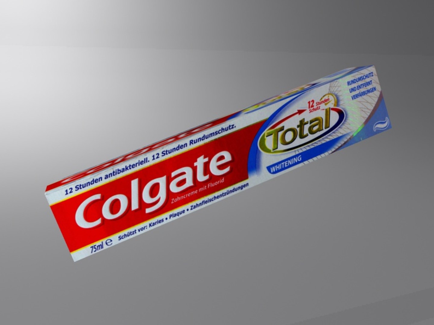3d Model Of Toothpaste Box