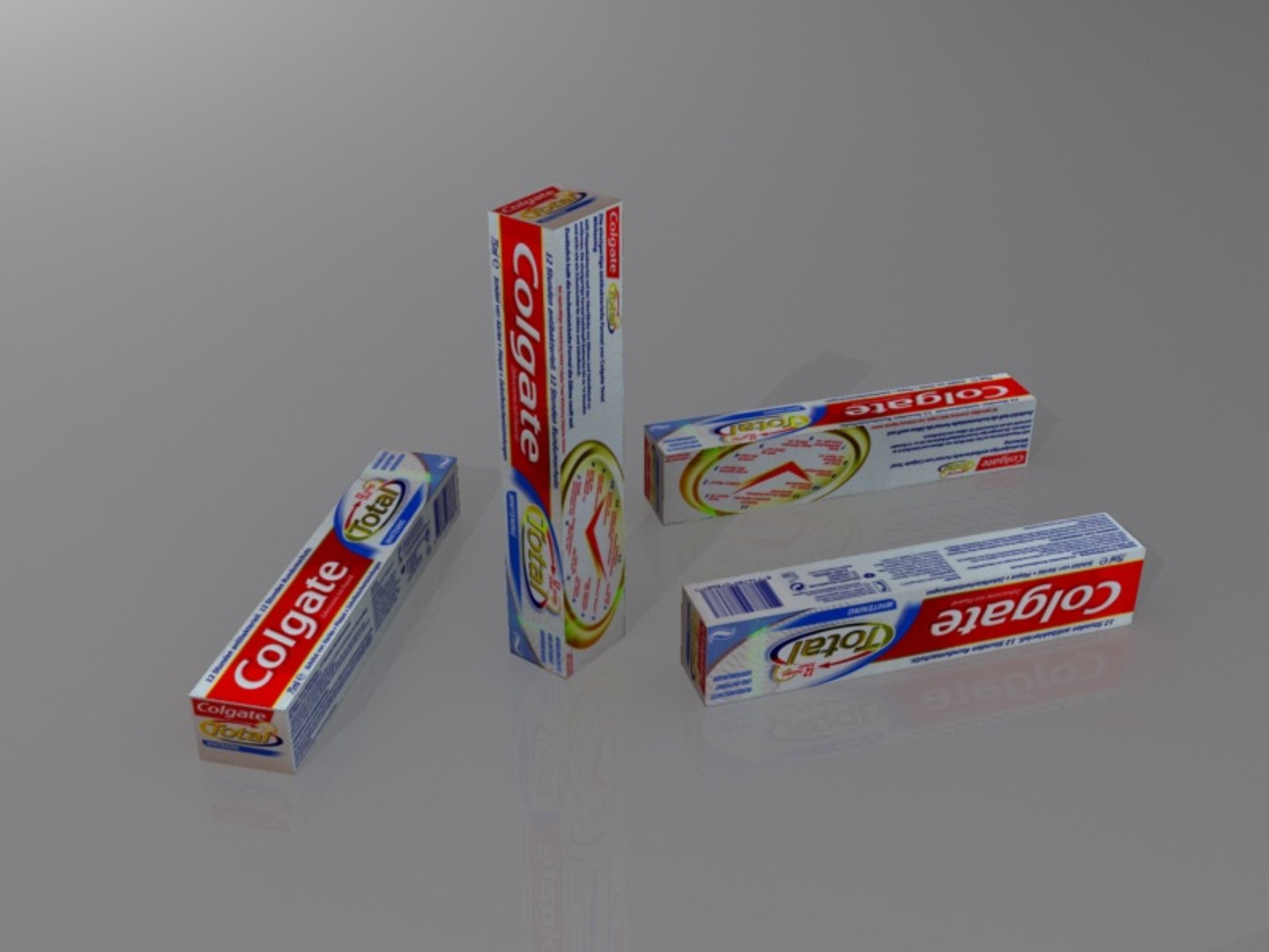 3d Model Of Toothpaste Box