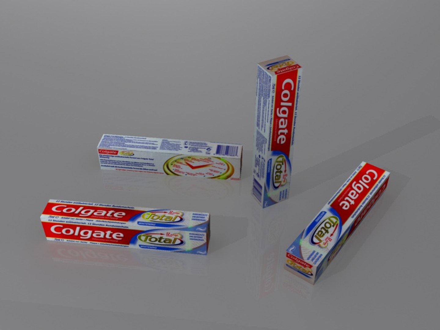 3d Model Of Toothpaste Box