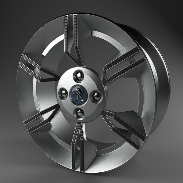 3D 18 peugeot car rim - TurboSquid 1706966