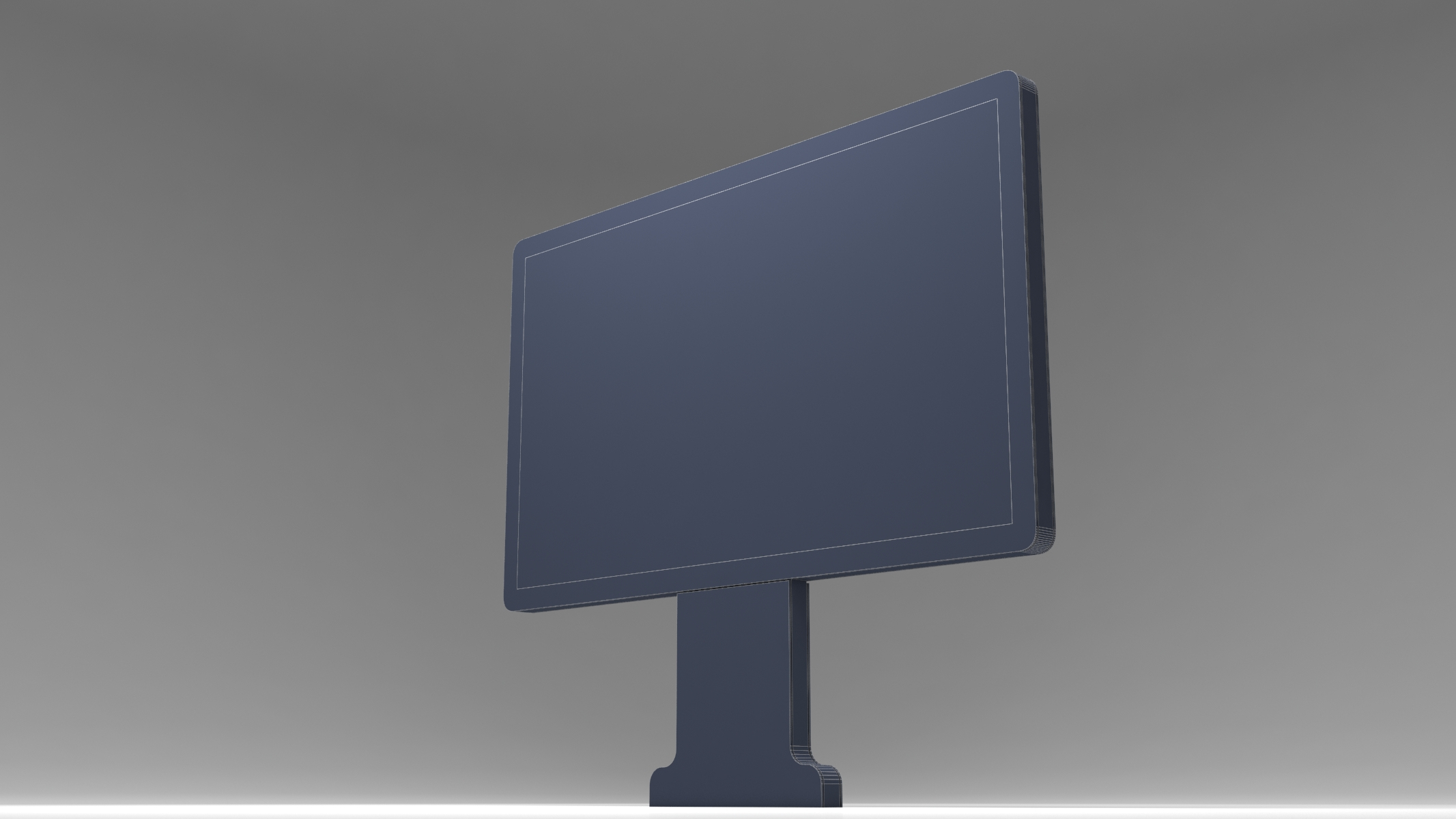 Designed advertising billboard 3D model - TurboSquid 1583856