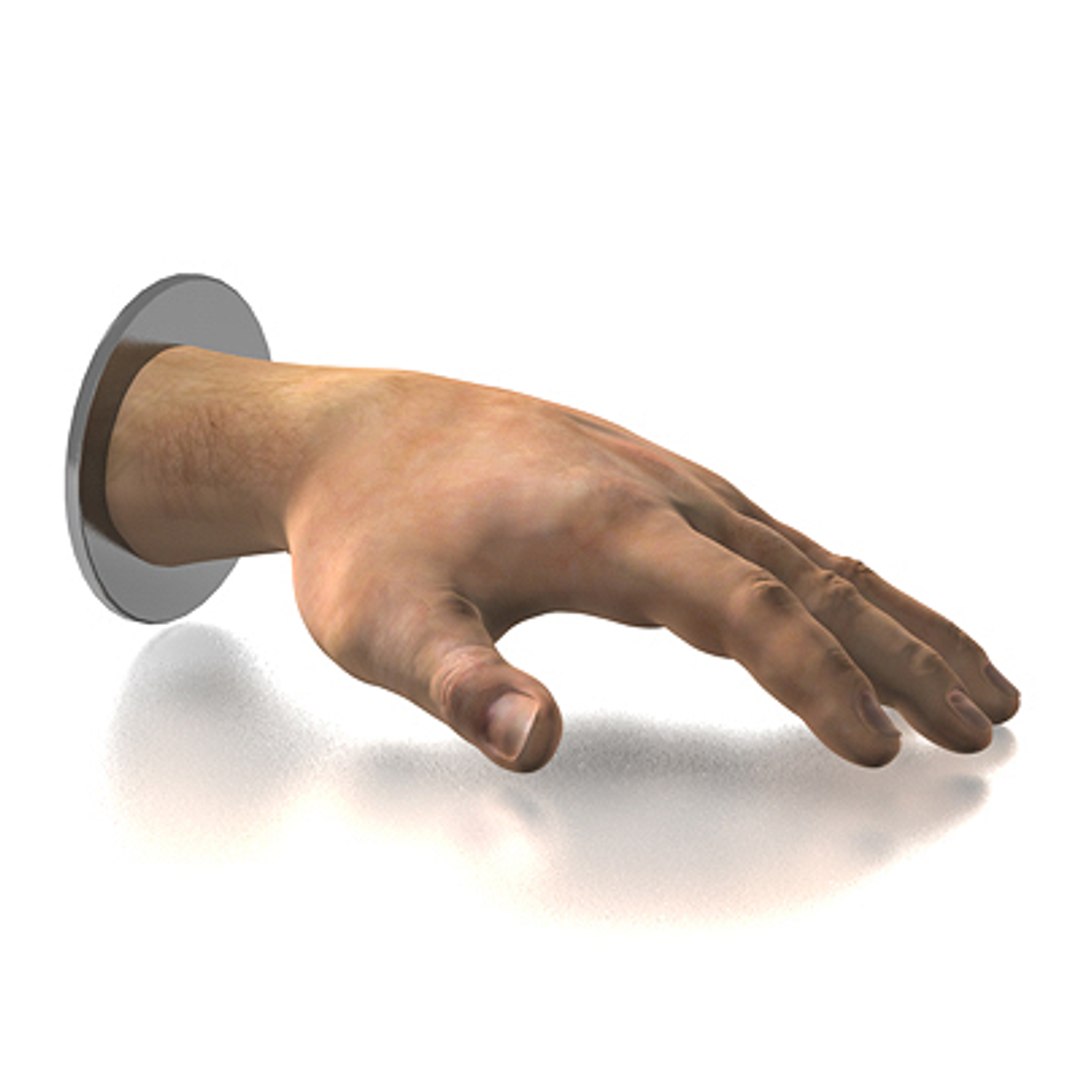 3dsmax Photorealistic Human Hand